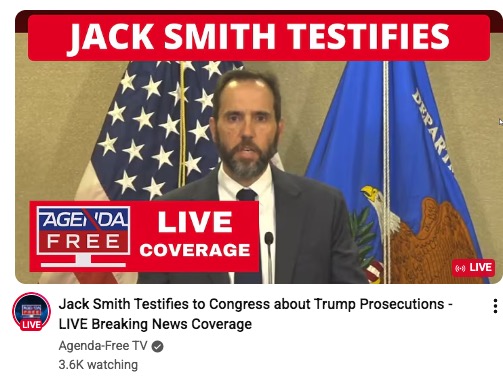 Jack Smith testifies to Congress
